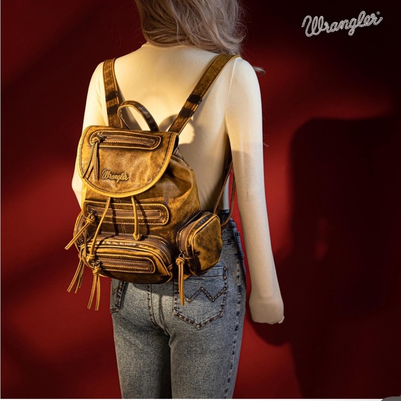 Wrangler | Bags | Wrangler X Montana West Mini Backpack Purse With A ...